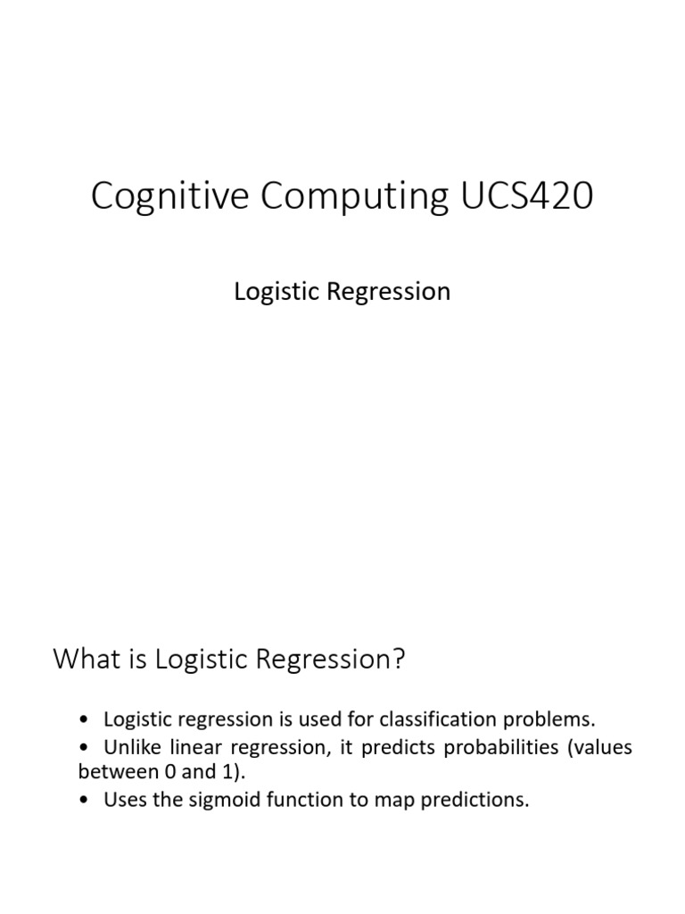 For Assignment-8 (Logistic Regression) | PDF | Statistical ...