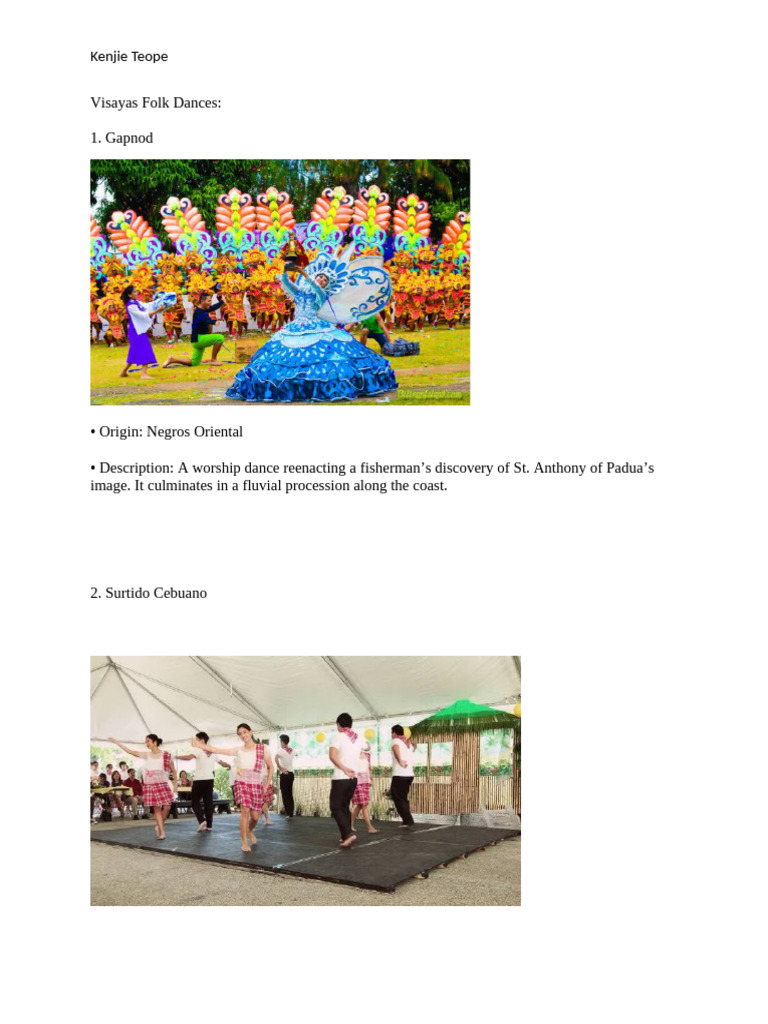 Mga Bisayawa Pok Songs and Mindanaw Ni Kenjie | PDF