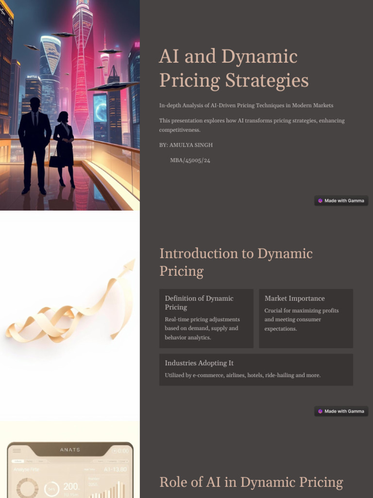 AI and Dynamic Pricing Strategies | PDF | Pricing | Artificial Intelligence