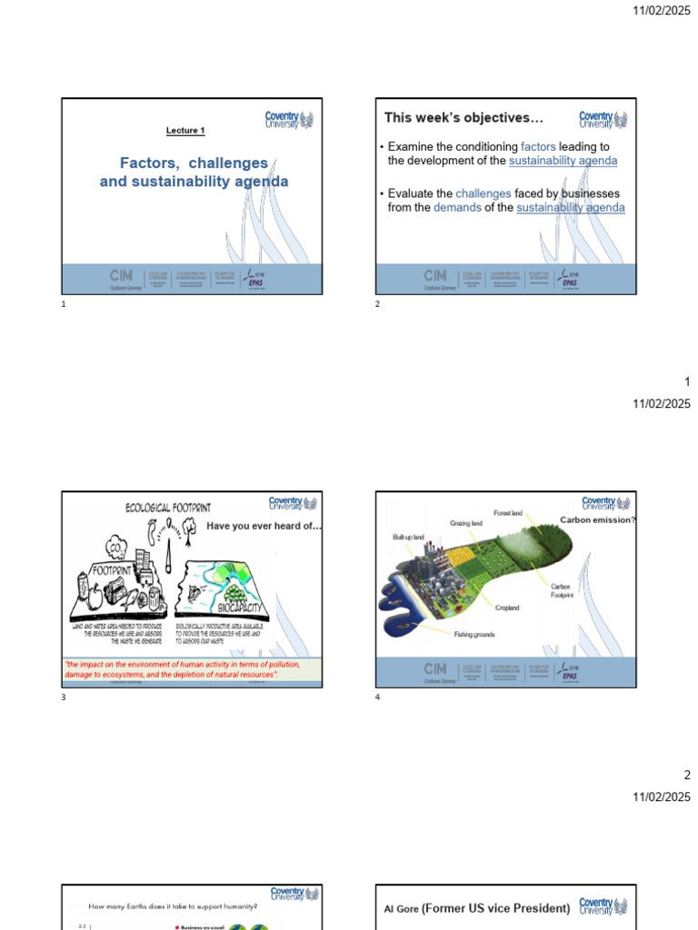 NEU-MKT Lecture 1 Factors-Challenge - STD | PDF | Sustainability ...