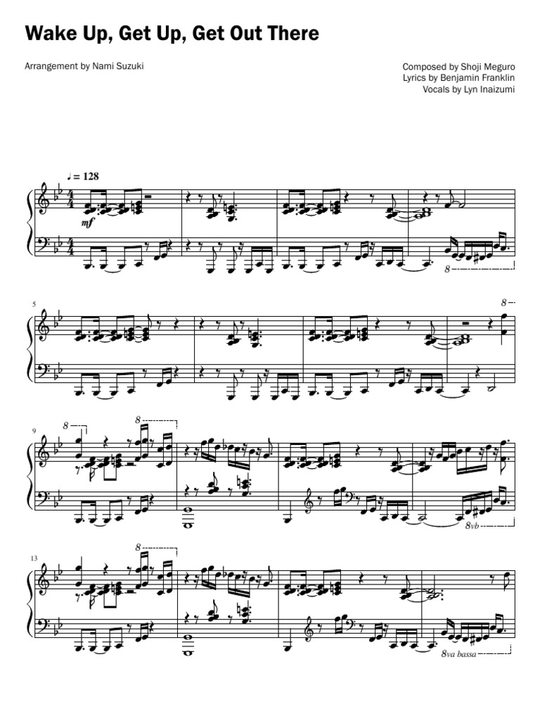 01 - Wake Up, Get Up, Get Out There | PDF