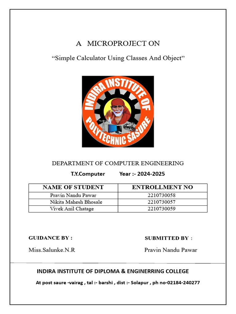 Pravin Python Front Page | PDF