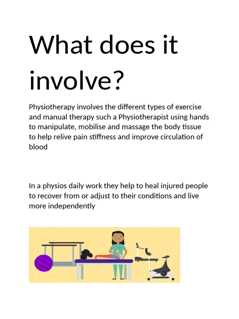 What Does It Involve | PDF