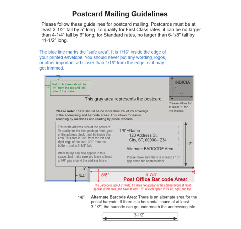 Mailing Design Postcard | PDF | Postcard | Mail