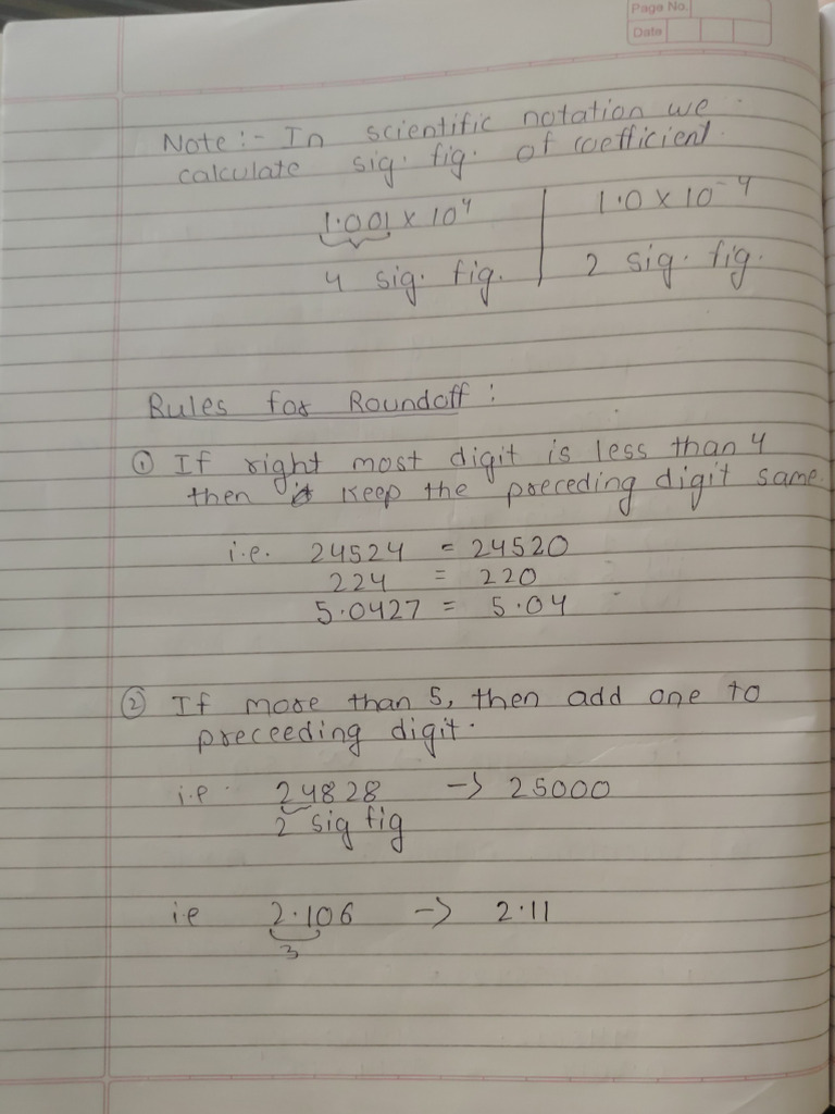 Rules For Round Off | PDF