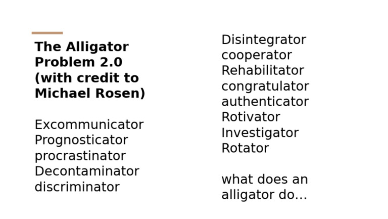 Alligator Roles and Functions Explained | PDF