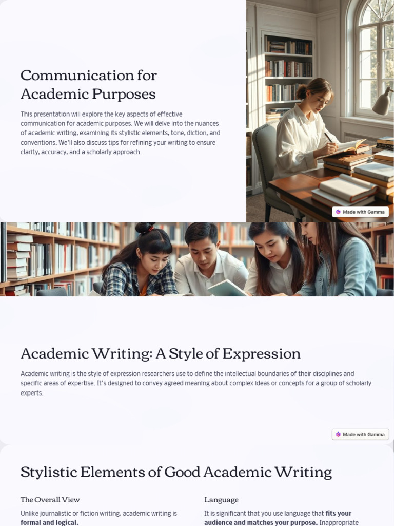 Communication-for-Academic-Purposes | PDF | Bias | Jargon