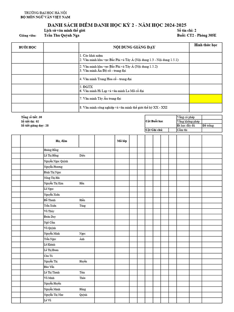 CT2_DS diem danh HP LSVMTG_HK2_NH24-25 | PDF