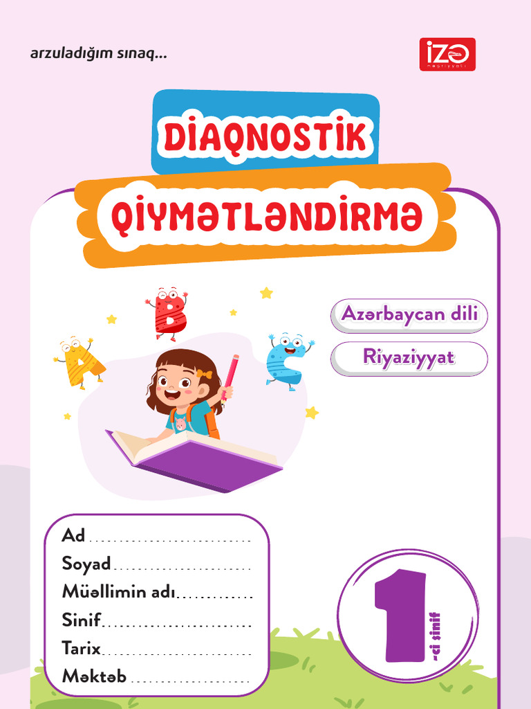 1 Sinif Diaqnostik Az, Riyaz | PDF