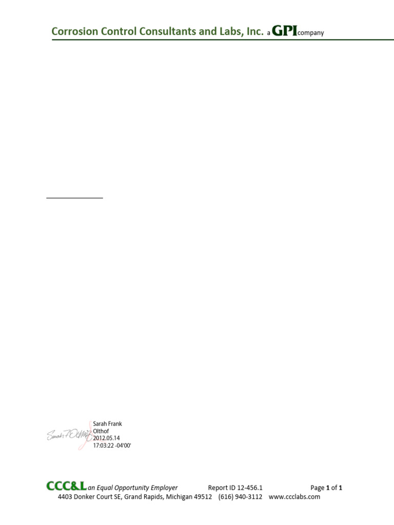 ASTM D1693 Sealant Testing Report | PDF