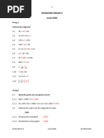 Mathematics Memo Grade 8 Afrikaans | PDF