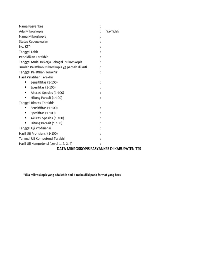 Data Analis Di Fasyankes | PDF