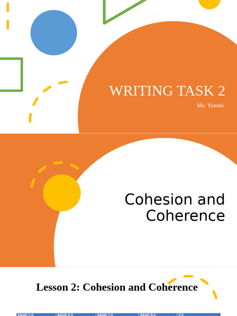 Lesson 2 - Cohesion& Coherence | PDF