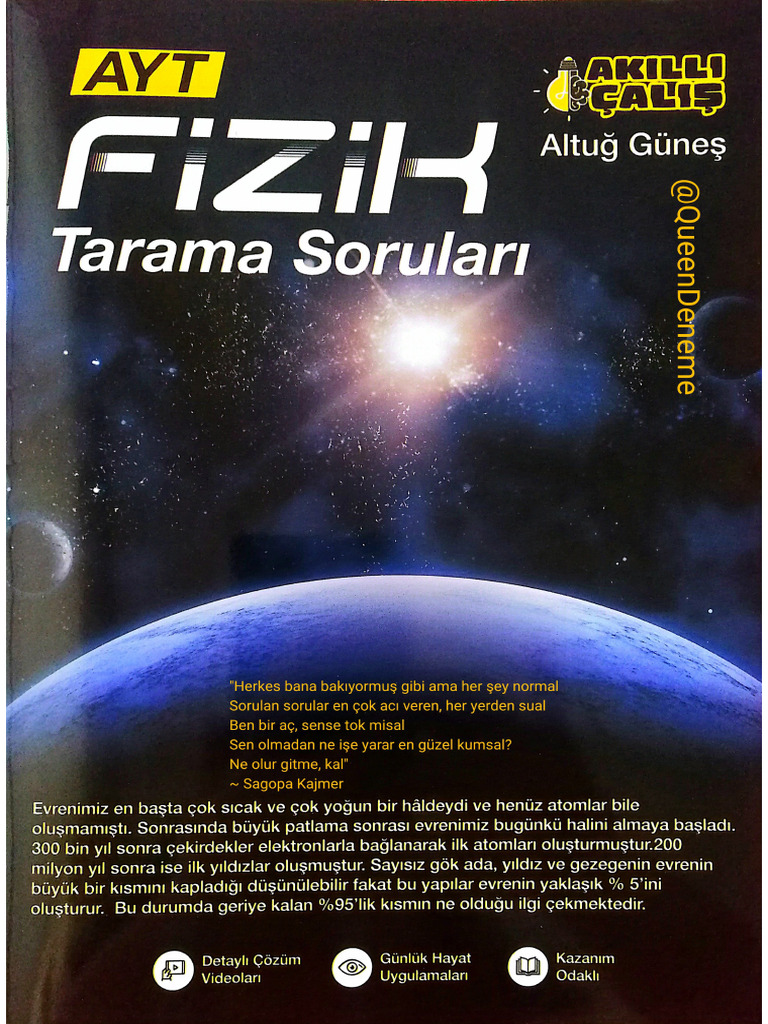 Altuğ Güneş AYT Fizik Denemeleri | PDF