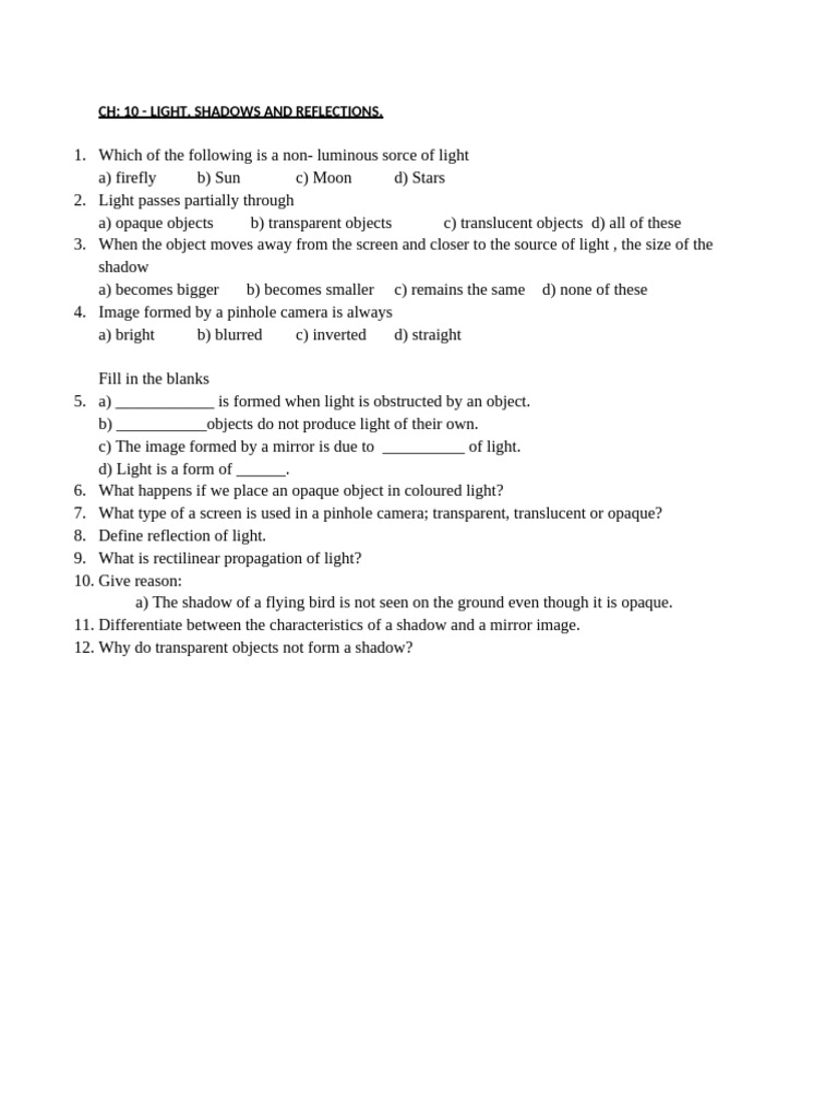 CH 11 Assignment | PDF