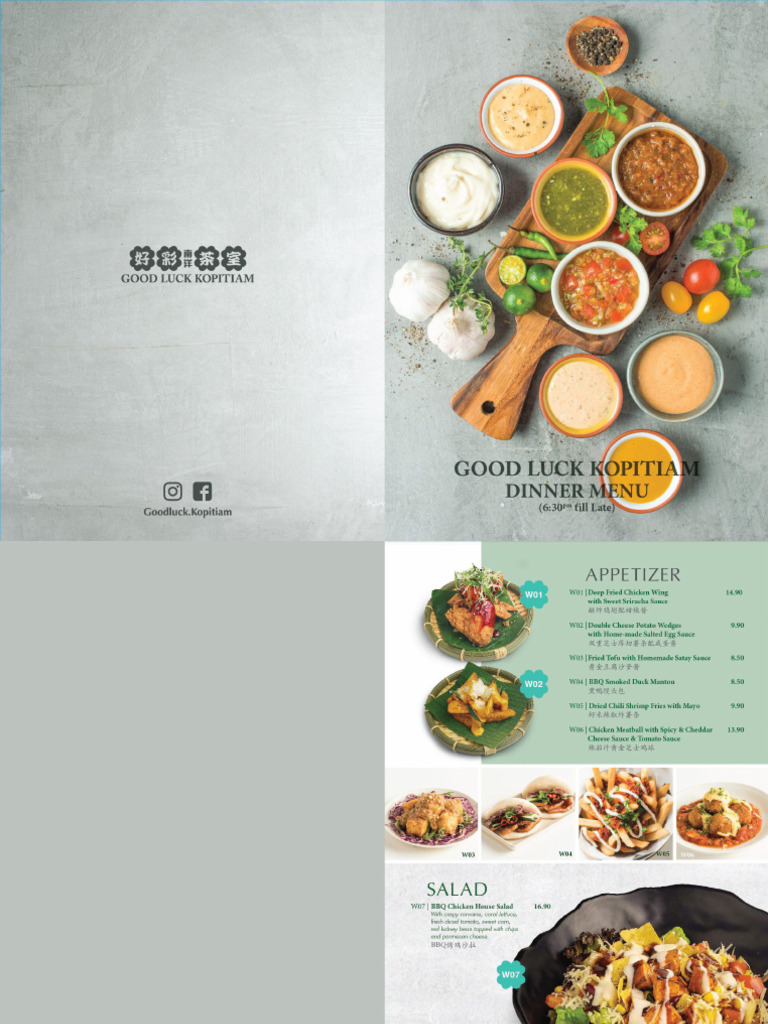 Good Luck Kopitiam Malaysia Menu | PDF