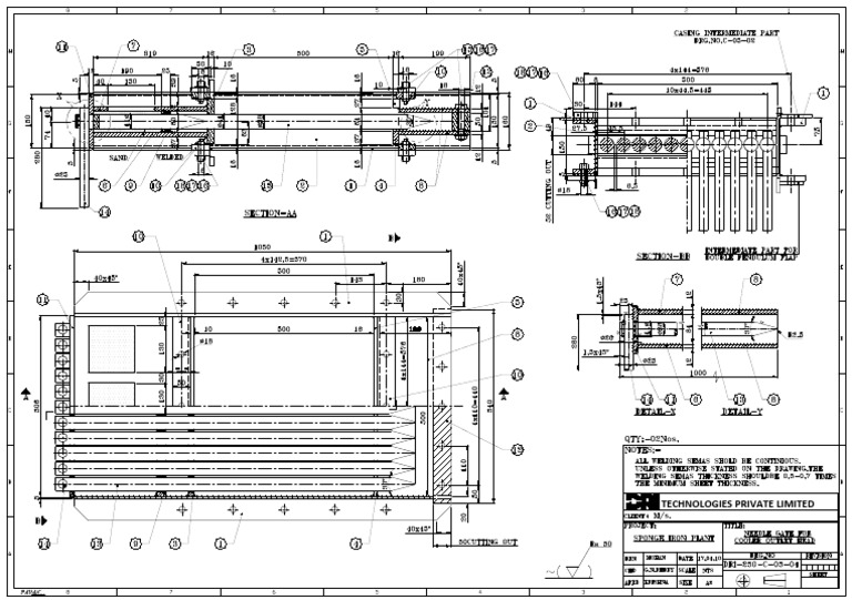 Needle Gate for Cooler Outlet Head | PDF