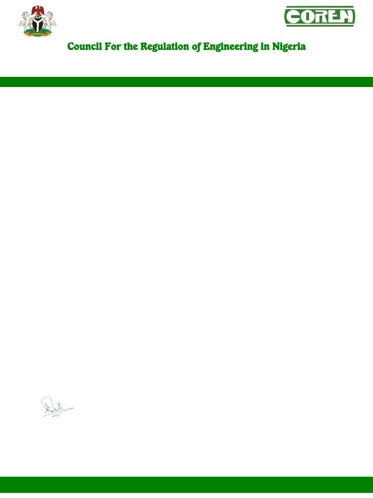 COREN Assembly Invitation Letter | PDF | Nigeria | Engineering