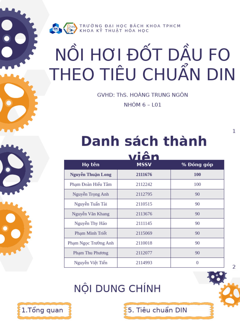 L01_Nhom 6_Noi Hoi Dot Dau FO Theo Tieu Chuan DIN | PDF