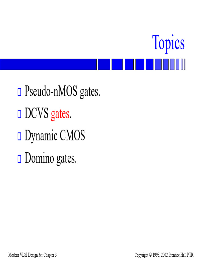Alternative Gates | PDF | Cmos | Logic Gate