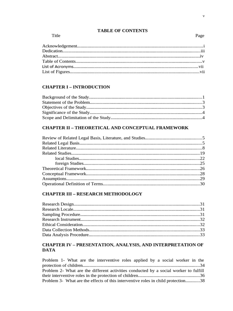 Table of Contents | PDF | Data | Methodology