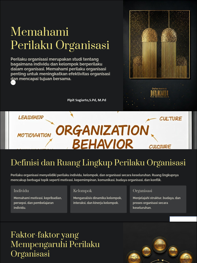 Memahami Perilaku Organisasi | PDF