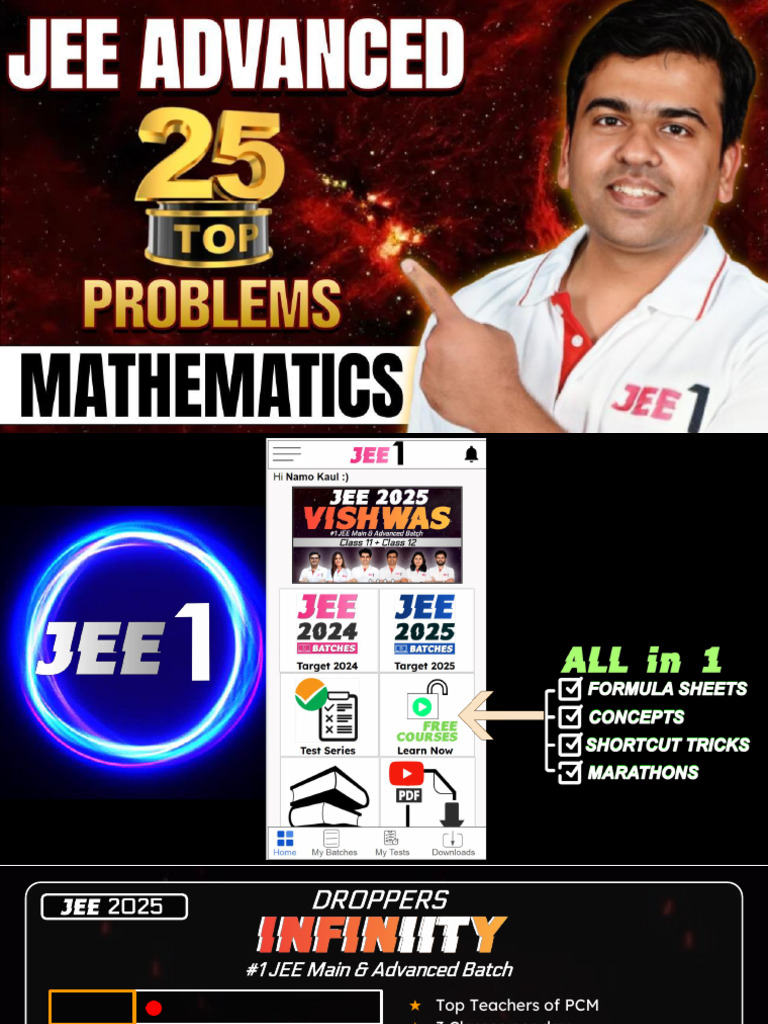 Top 25 Questions of Jee Advanced (Mathematics) | PDF