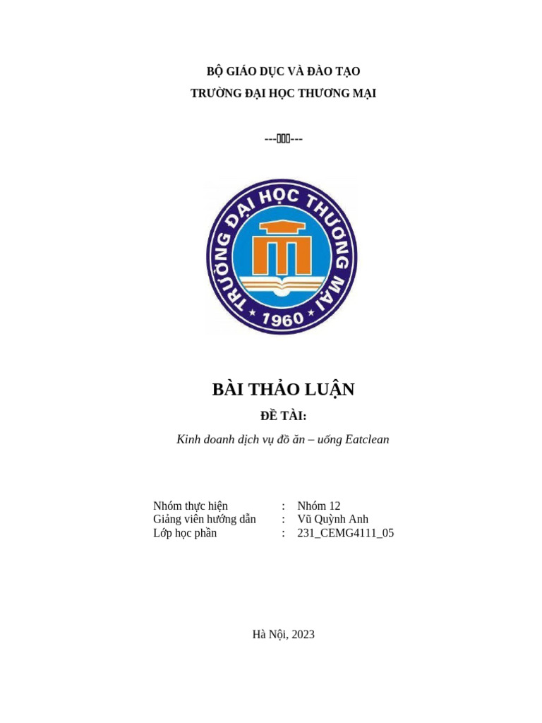BÀI THẢO LUẬN NHÓM 12 KSKD da sua lan 1 | PDF