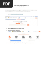How To Create Your Own AICTE ID in The AICTE Internship Portal | PDF ...