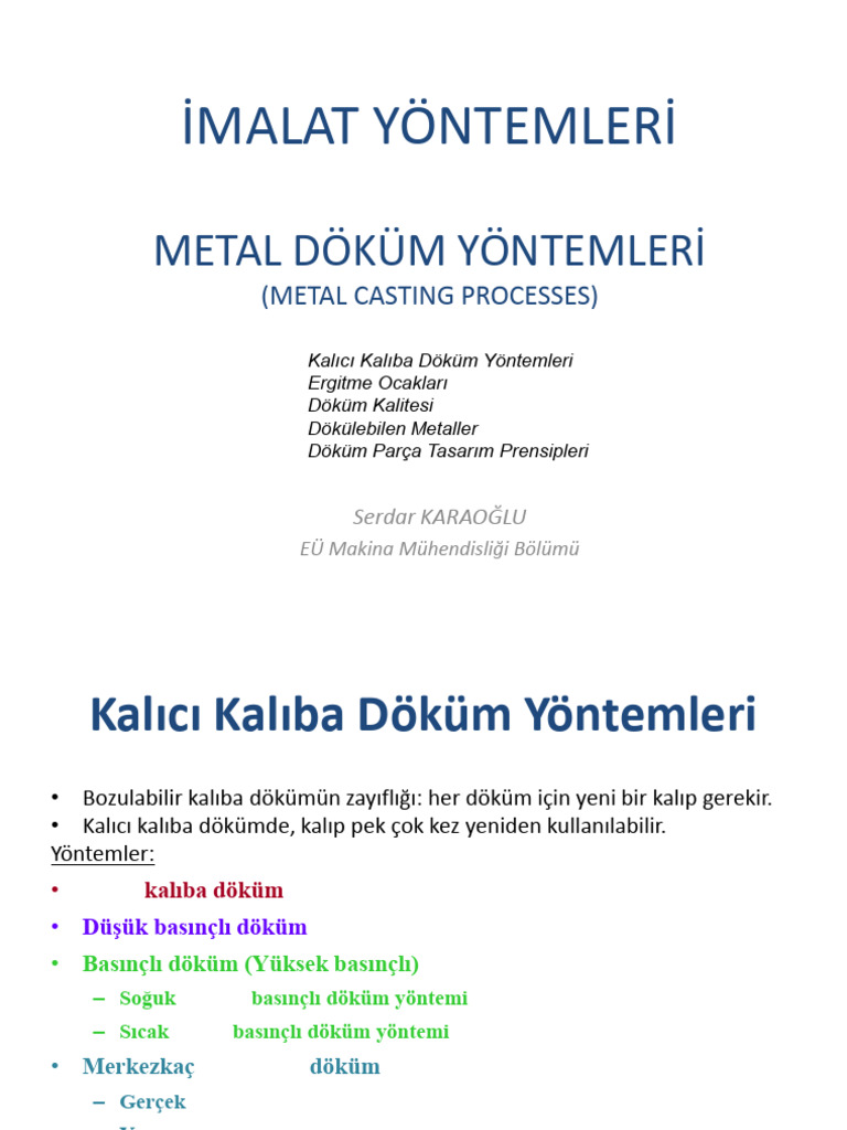 3 Dokum Yontemleri-2 | PDF