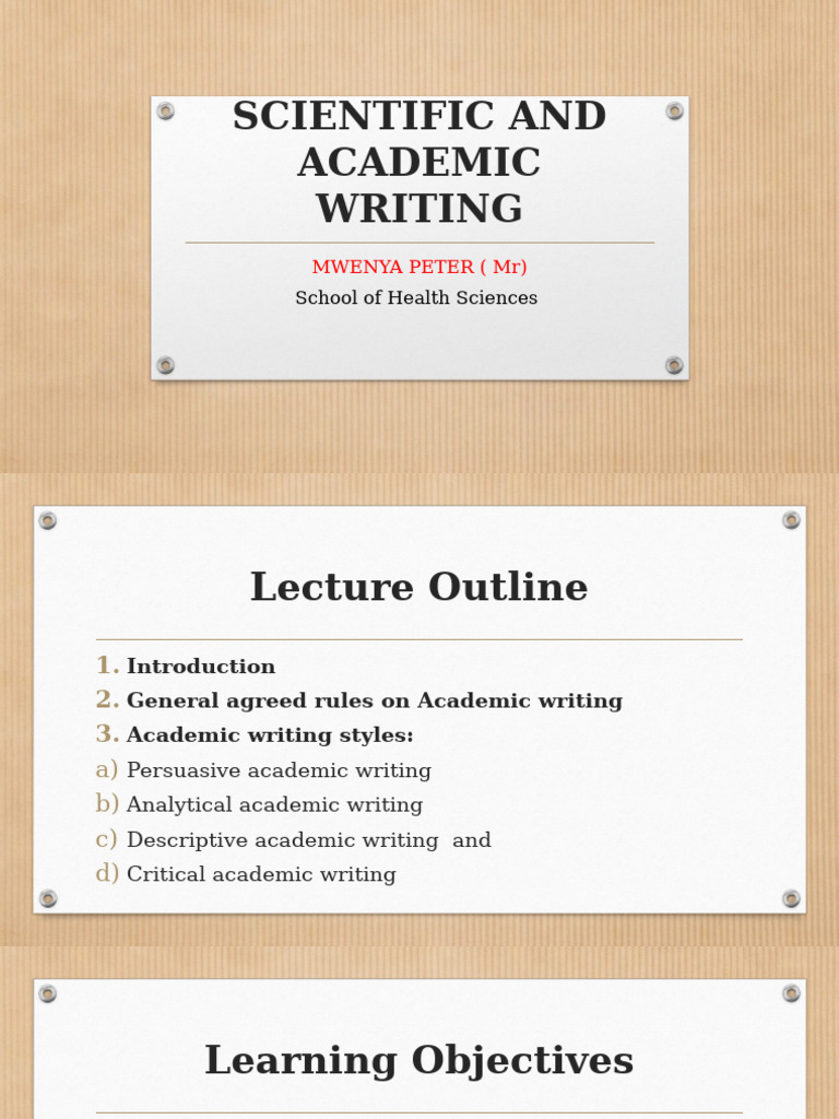 Scientific and Academic Writing | PDF | Critical Thinking | Persuasion