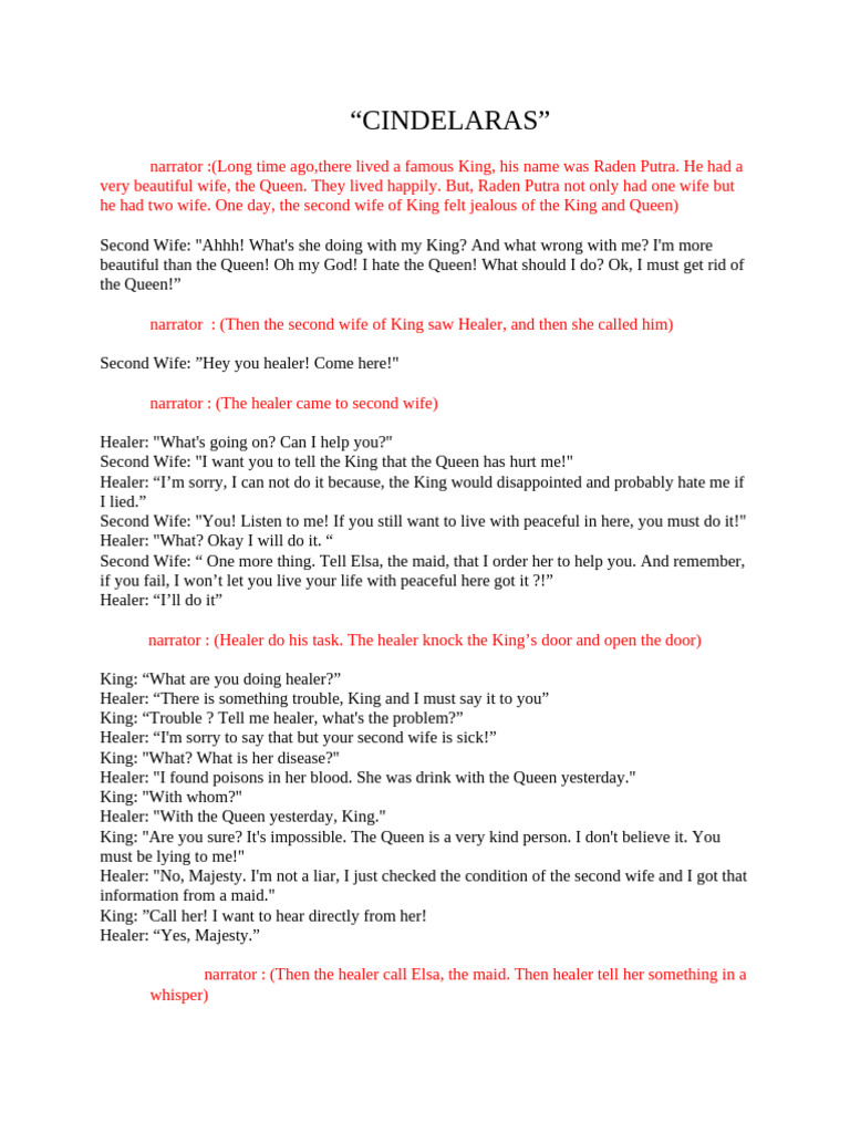 Cindelaras-story-in-english[1] | PDF