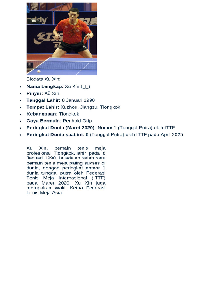 Biodata pEMAIN | PDF