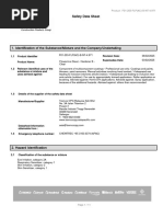 Safety Data Sheet: CIF Disinfectant Floor Cleaner | PDF | Occupational ...