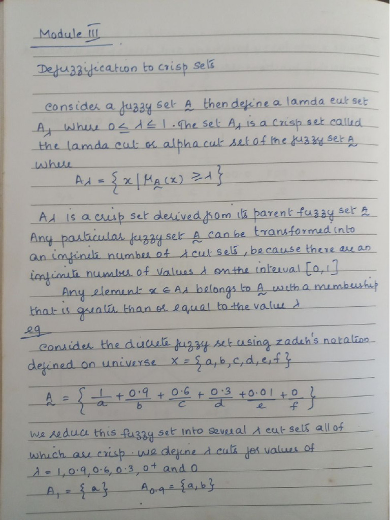 Fuzzy Module3 | PDF