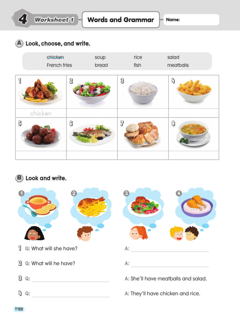 Let's Smile 6 - Worksheet - Unit 4 | PDF