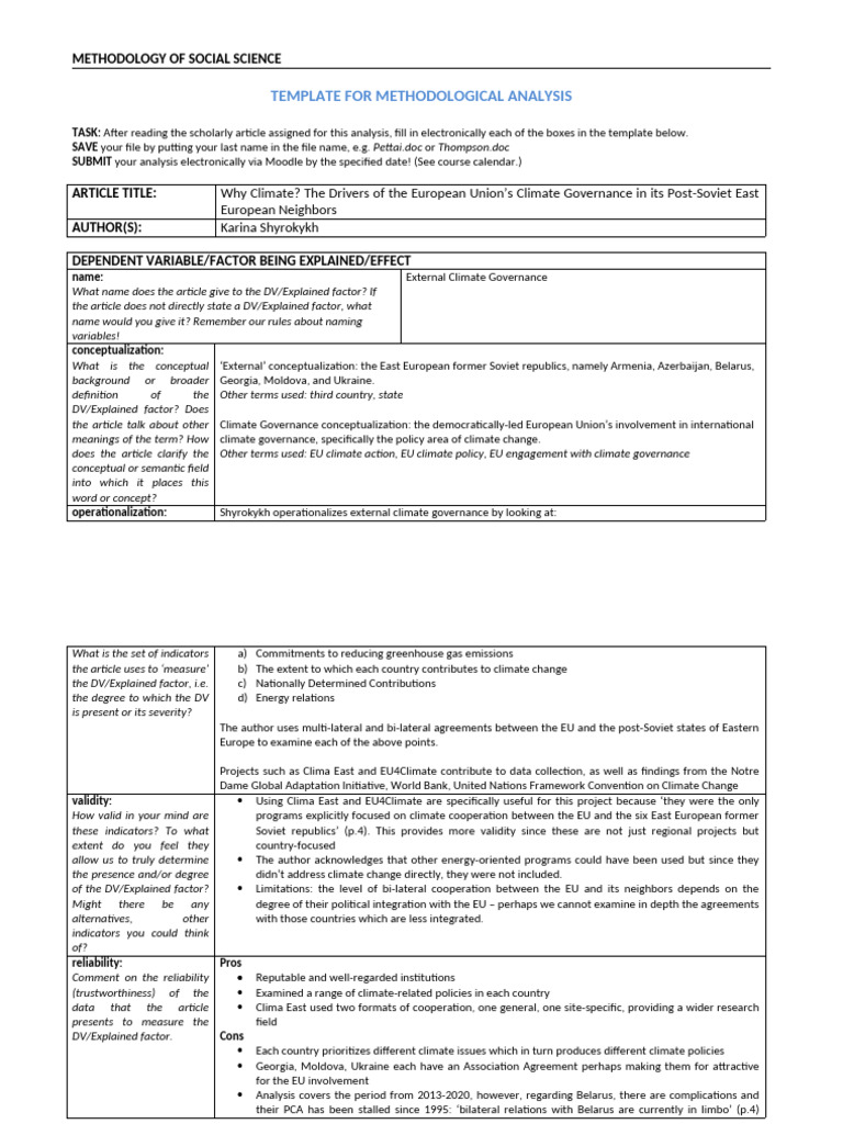 CEERES Methodological Analysis Ottilie | PDF | European Union | Governance