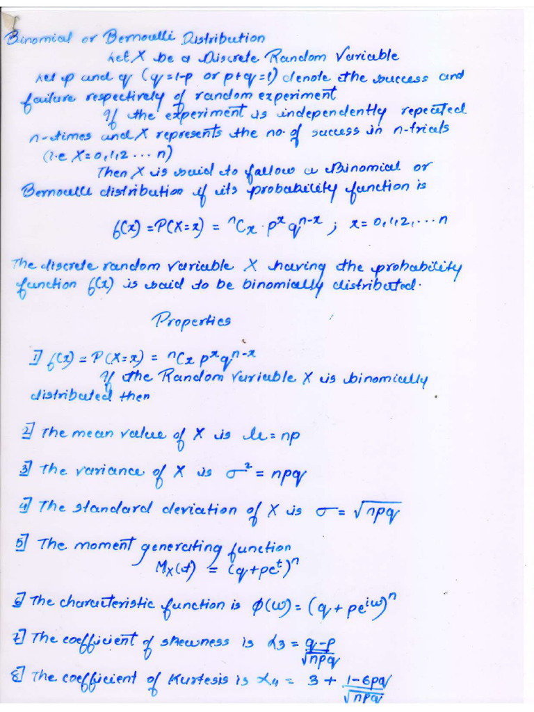 1 Binomial Poisson Distribution | PDF | Mathematics | Statistical Theory