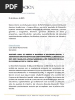 Memo Acomodo Razonable | PDF