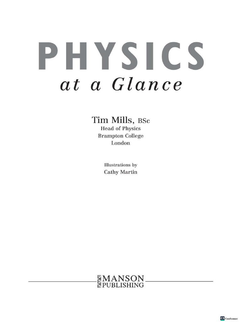 Physics at A Glance | PDF
