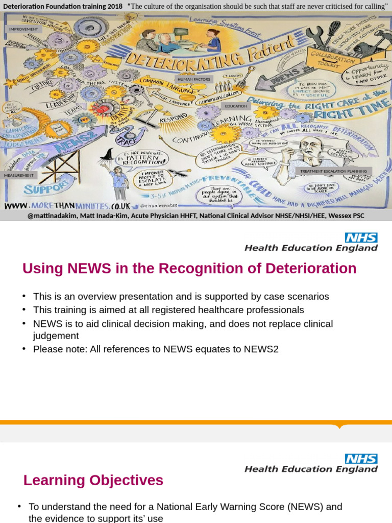 NEWS and Deterioration in Secondary Care | PDF | Sepsis | Heart Rate