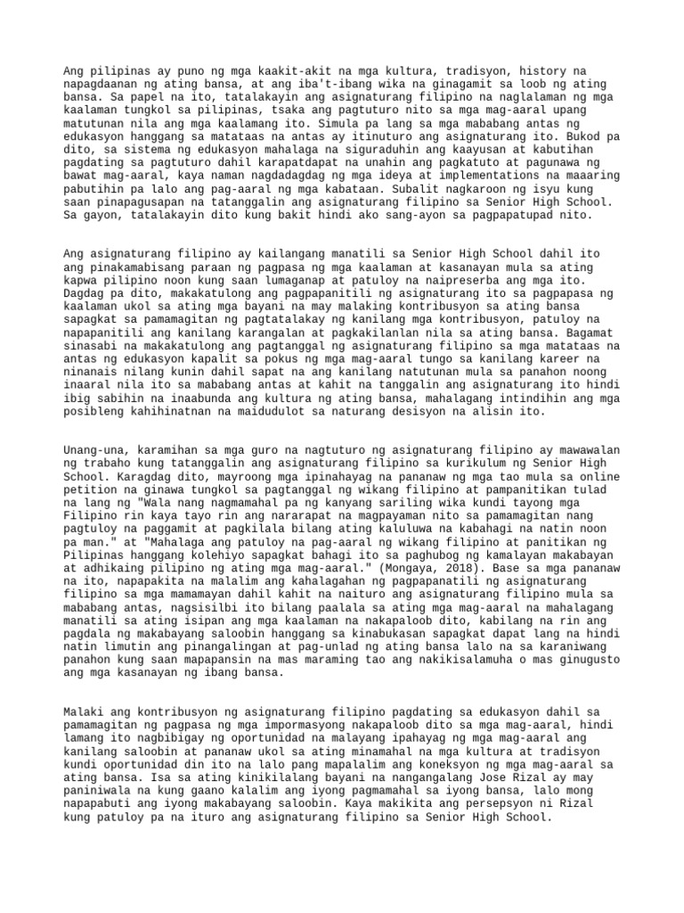 Ang Pilipinas Ay | PDF