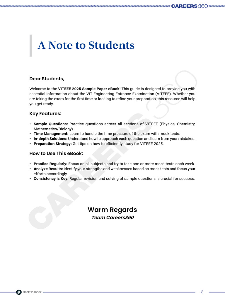 VITEEE Sample Paper 2025 - 1743865776088 | PDF | Intermolecular Force ...