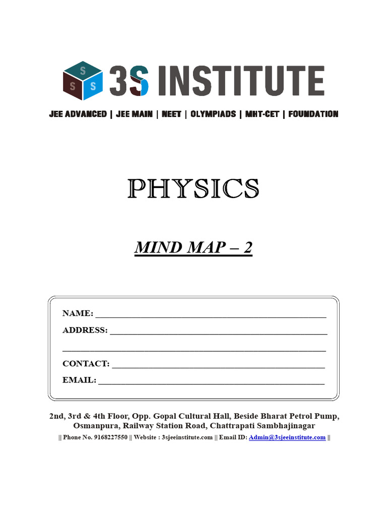 Mind Map (XII-Physics) - 2 | PDF