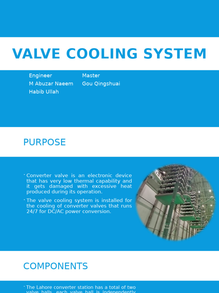 DC Valve Cooling System Habib & Abuzar | PDF | Membrane | Pump