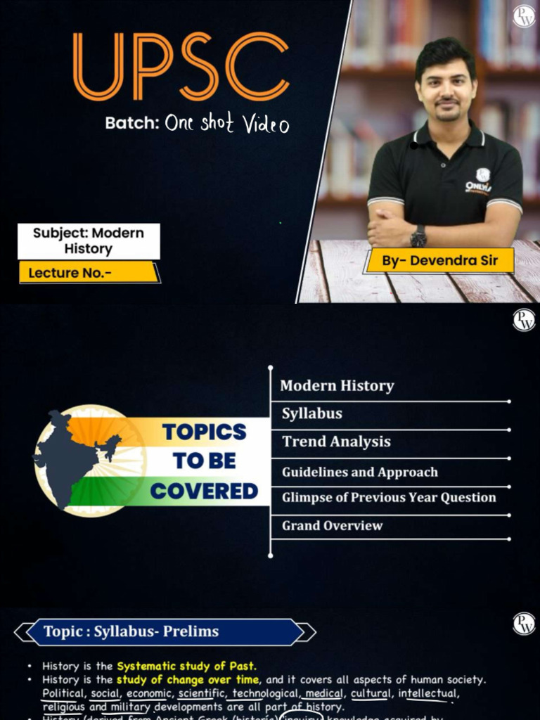 Modern History One Shot (Devender Dubey Sir) UPSC Final Part? - Compressed | PDF