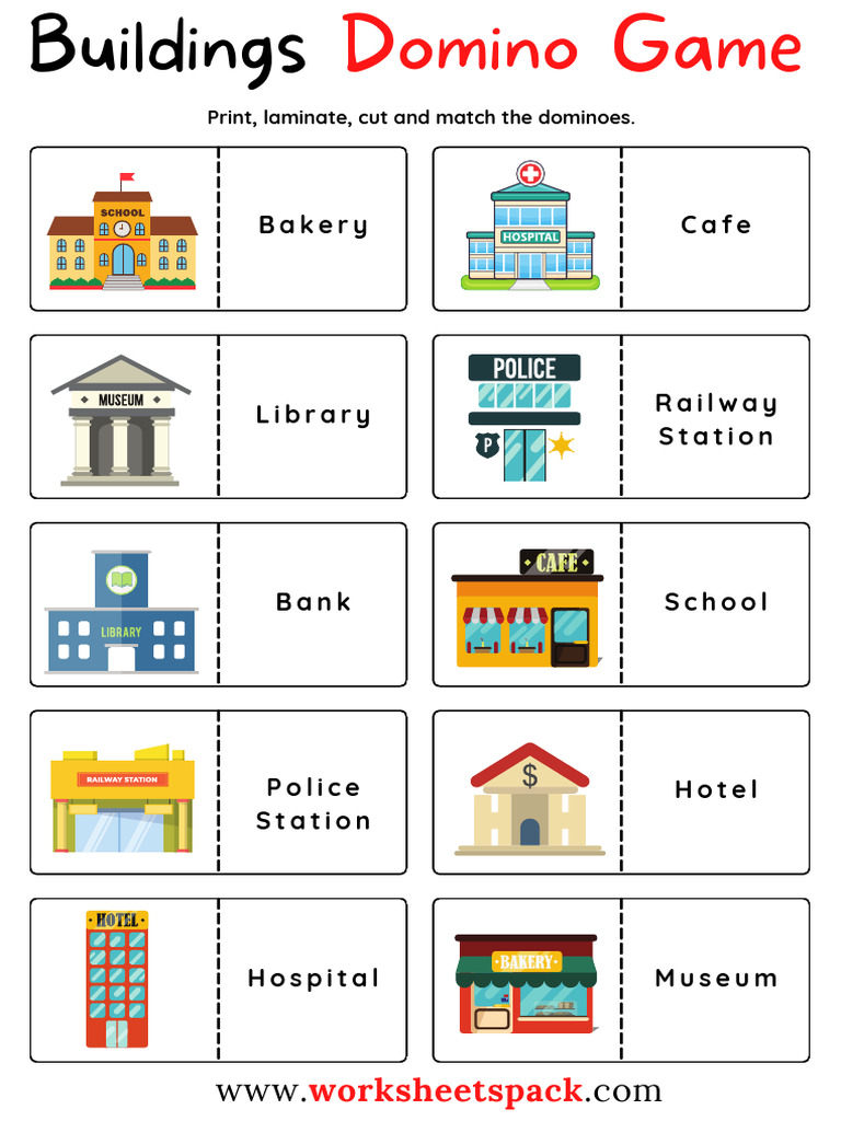 City Buildings Domino Game | PDF