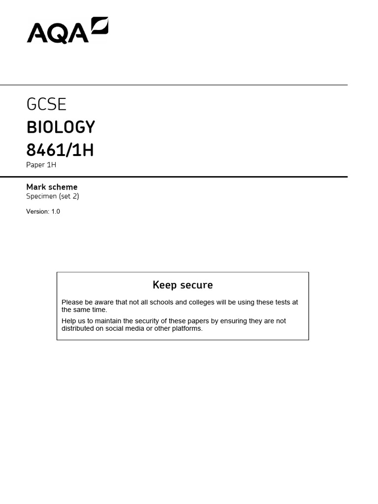 .Ukwp Contentuploads202110sample Paper 1b H Markscheme PDF | PDF ...