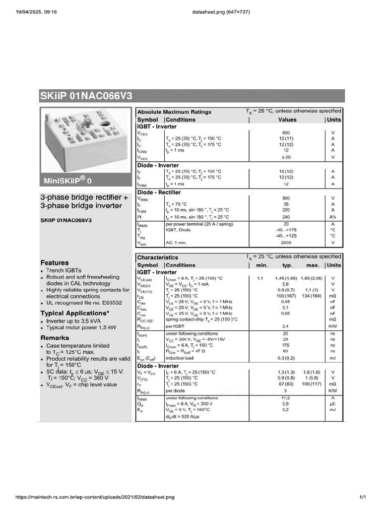 DataSheet Eletônica 2 | PDF