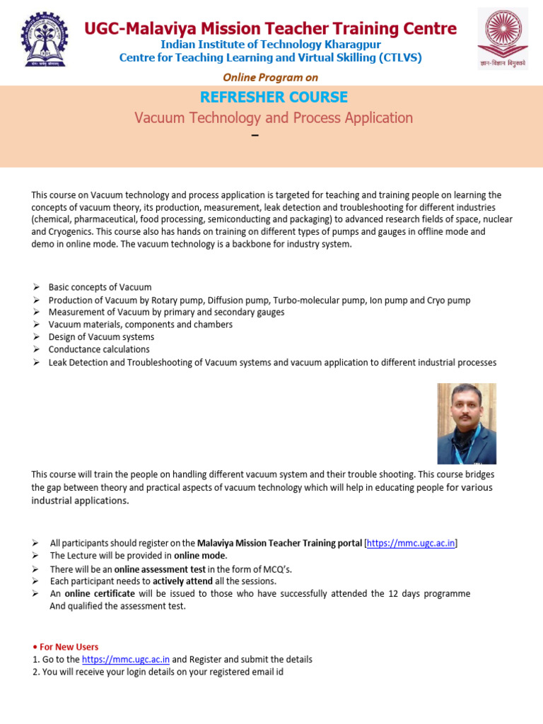 Vacuum Technology Training Course | PDF | Vacuum